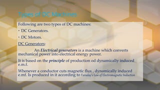 Dc machine | PPTX | Physics | Science