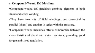 DC MACHINE-Motoring and generation, Armature circuit equation | PPTX