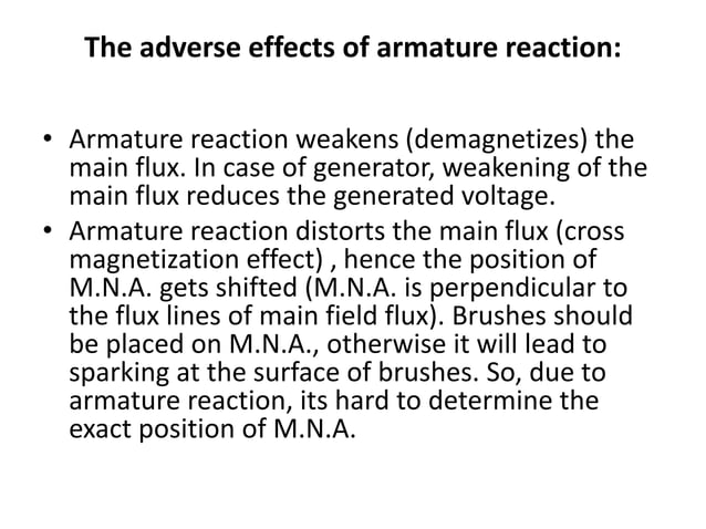 DC machine, construction and armature reaction.pptx