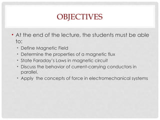 Magnetic Circuits, Introduction to electrical machines | PPTX