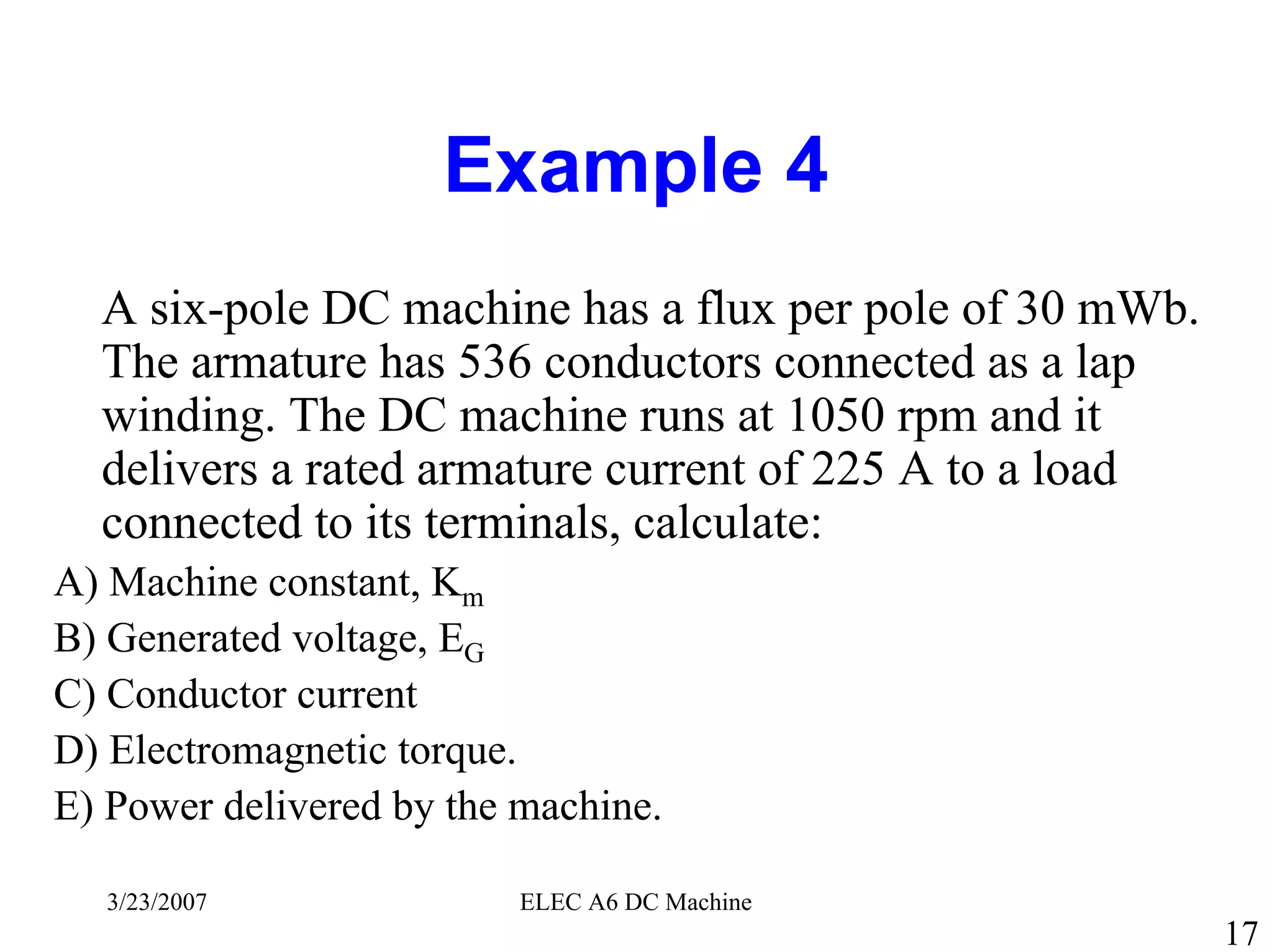 Dc machines | PDF