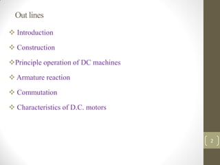 DC machines-Motors and Generators Principles | PDF