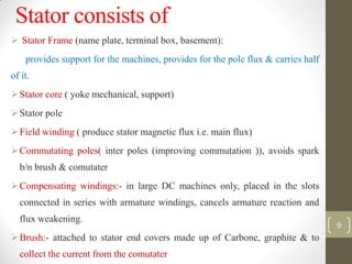 DC machines-Motors and Generators Principles | PDF