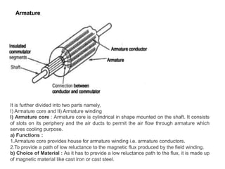Dc machines ppt | PPTX