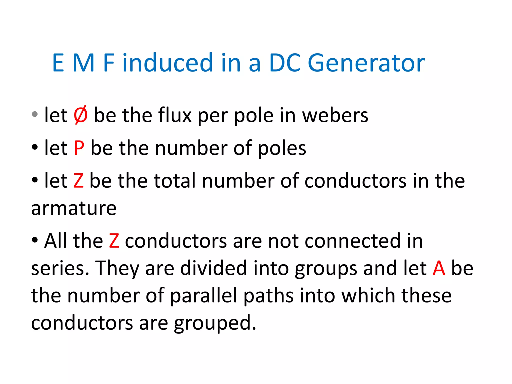 Dc machines ppt | PPTX
