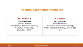 DC Meeting I - anna university tempalte.ppt