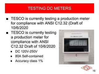 DC Metering and Traceability | PPT