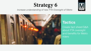 Media Relations Plan for DC Metro | PPT