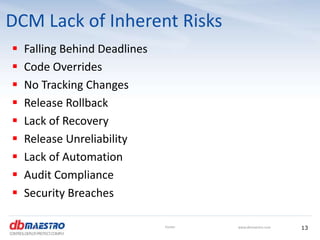 Dcm for ilOUG | PPTX