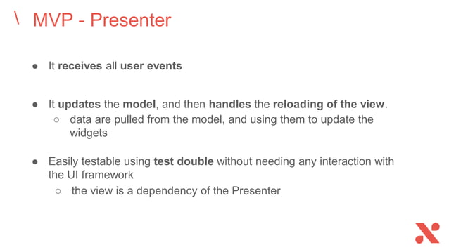MVP vs MVVM : a fast introduction | PPT