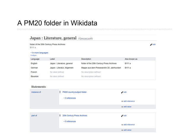 Linking the 20th century paper history to the sum of all knowledge | PPT