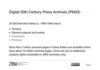 Linking the 20th century paper history to the sum of all knowledge | PPT