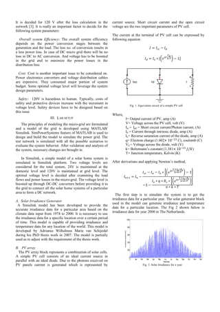 DC micro grid with distributed generation for rural electrification | PDF