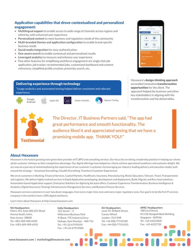 Mobile workforce solution for Accelerating Business Growth | PDF