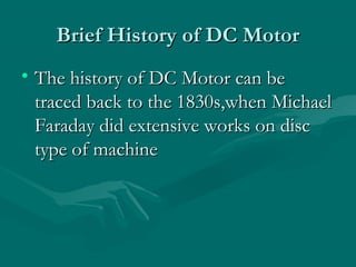 Dc motor | PPT