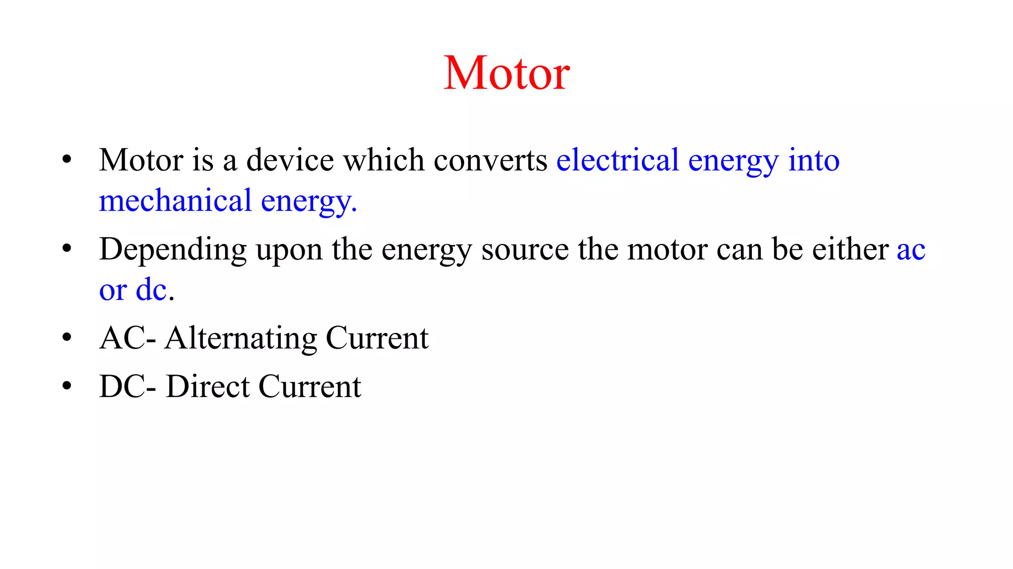 Dc motor | PPT