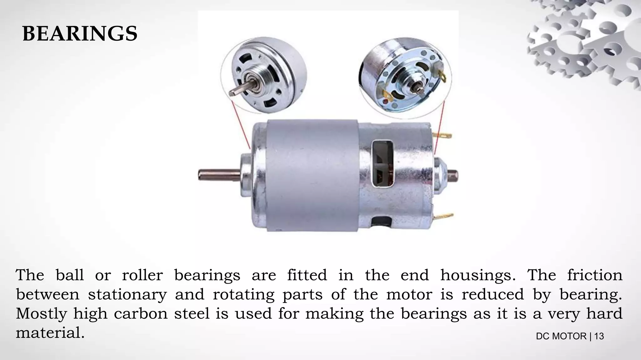 Working,construction,History Types and Applications of DC motors | PPTX