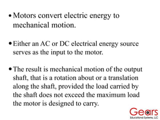 DC motor powerpoint presentation by dynamo.ppt | Physics | Science
