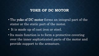 Dc motor construction | PPTX