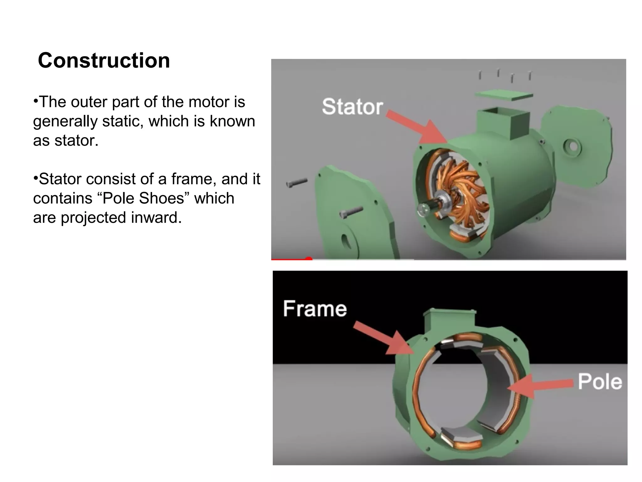 Dc Motor Construction and Working | PPT