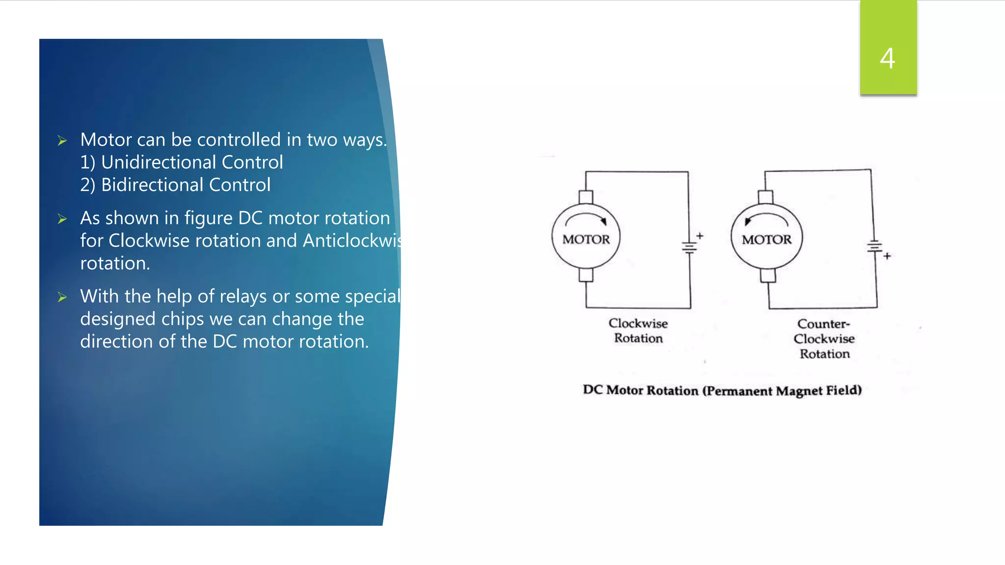 DC Motor Direction Control Using 8051 C Program | PPTX