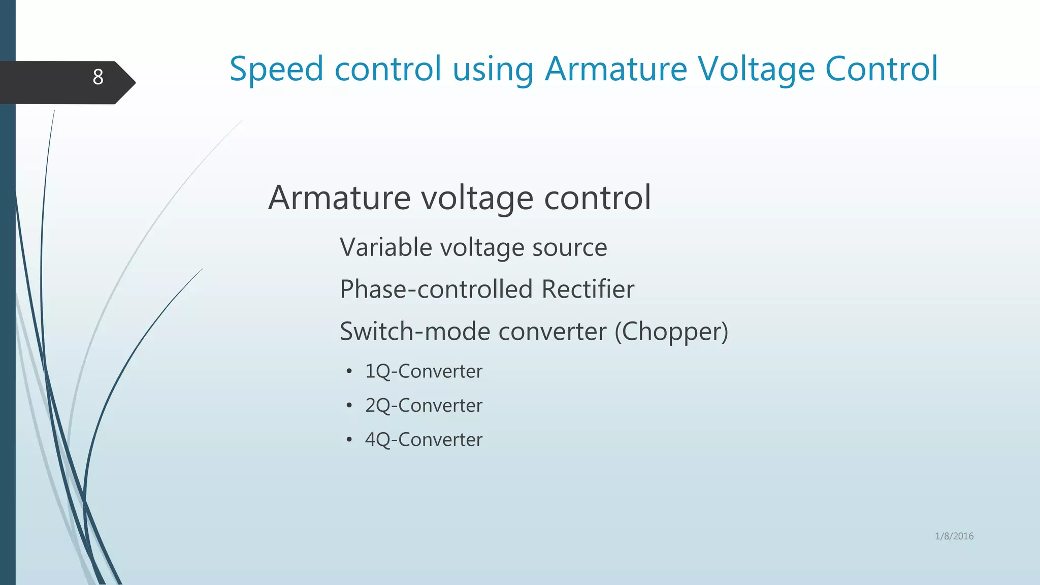Dc motor drive | PPTX