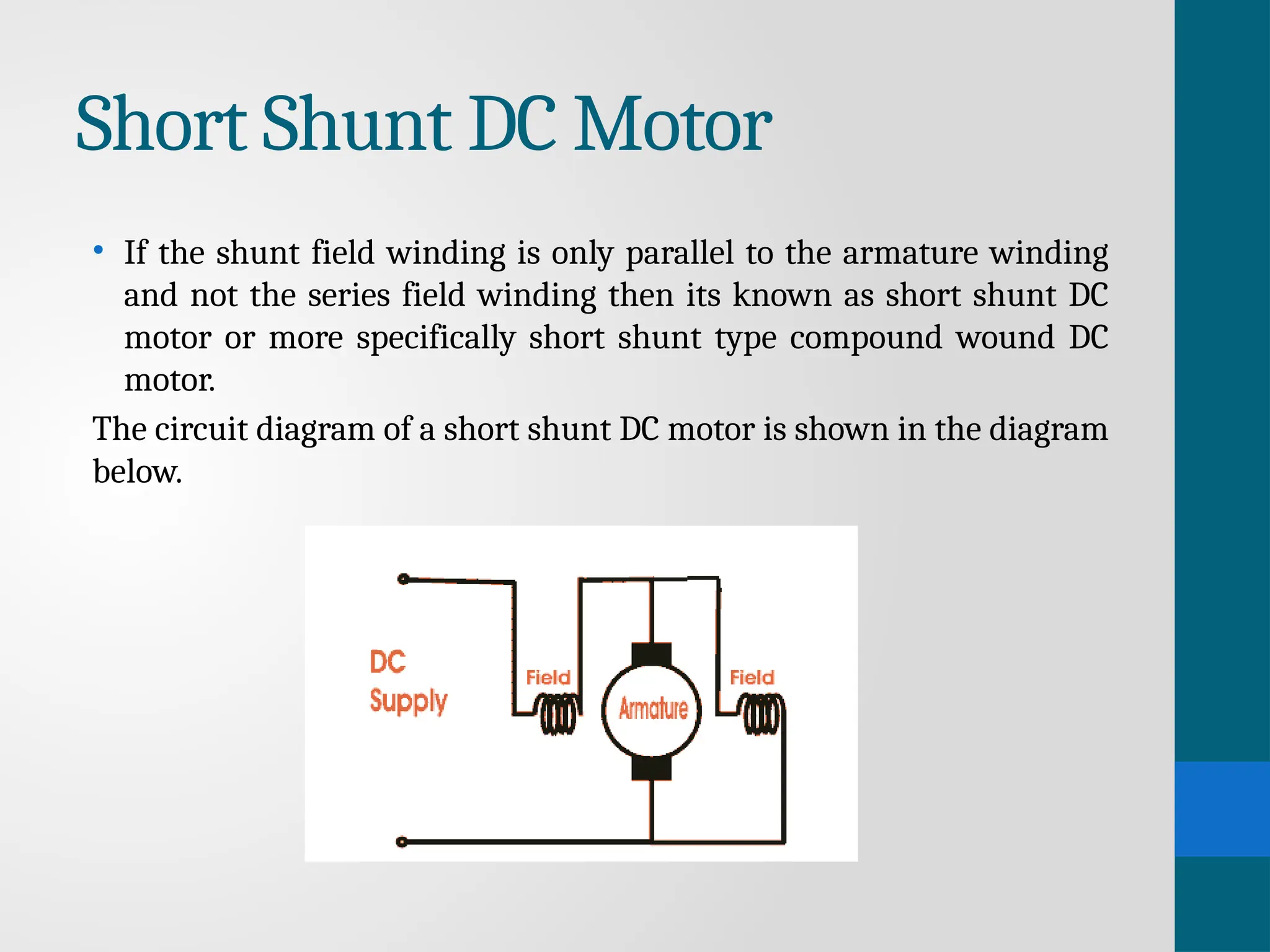 DC Motor electrical technology electrical engineering | PPTX