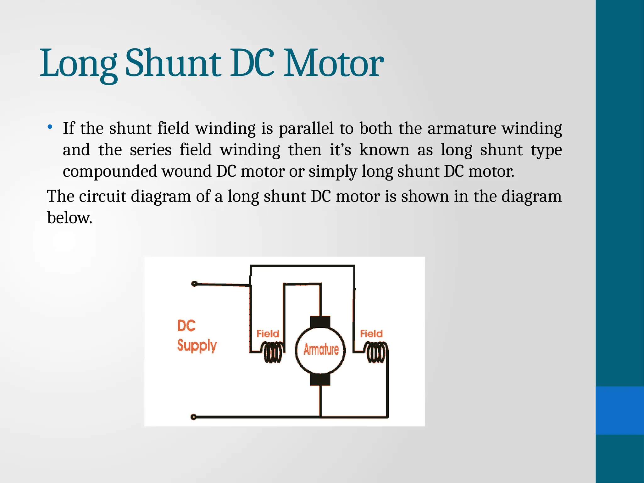 DC Motor electrical technology electrical engineering | PPTX