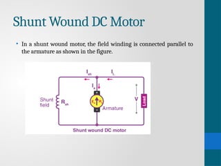 DC Motor electrical technology electrical engineering | PPT