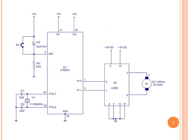 Dc motor interfacing with 8051 microcontroller | PPT