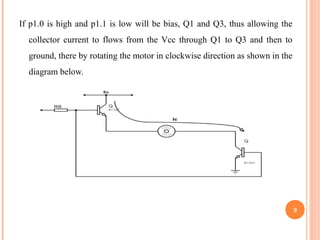 Dc motor interfacing with 8051 microcontroller | PPT