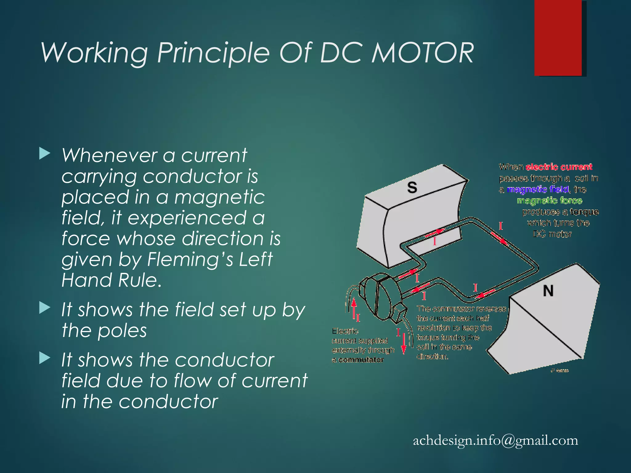 Presentation On Dc Motors | PPT