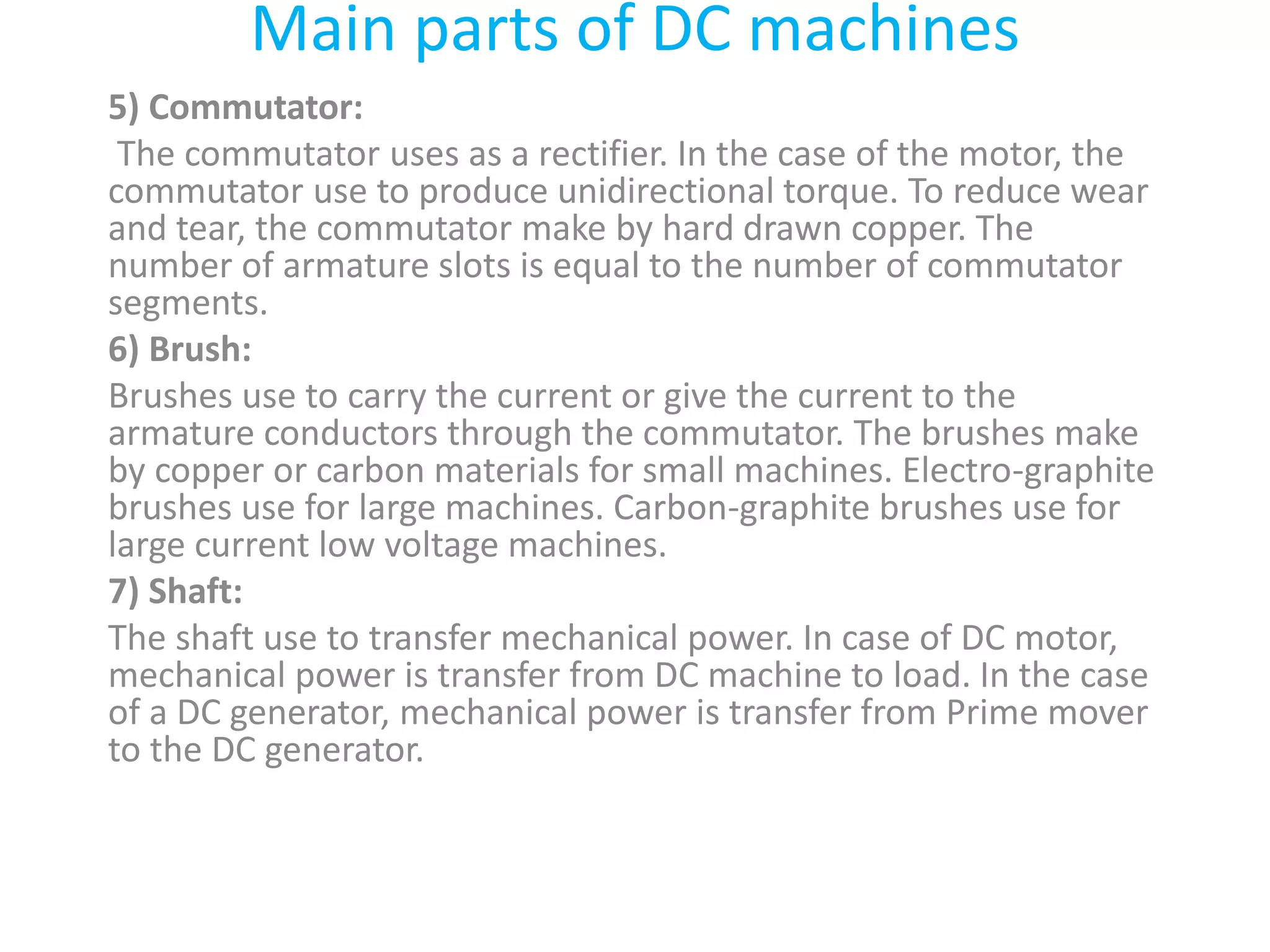 Dc motor operation and maintenance | PPTX