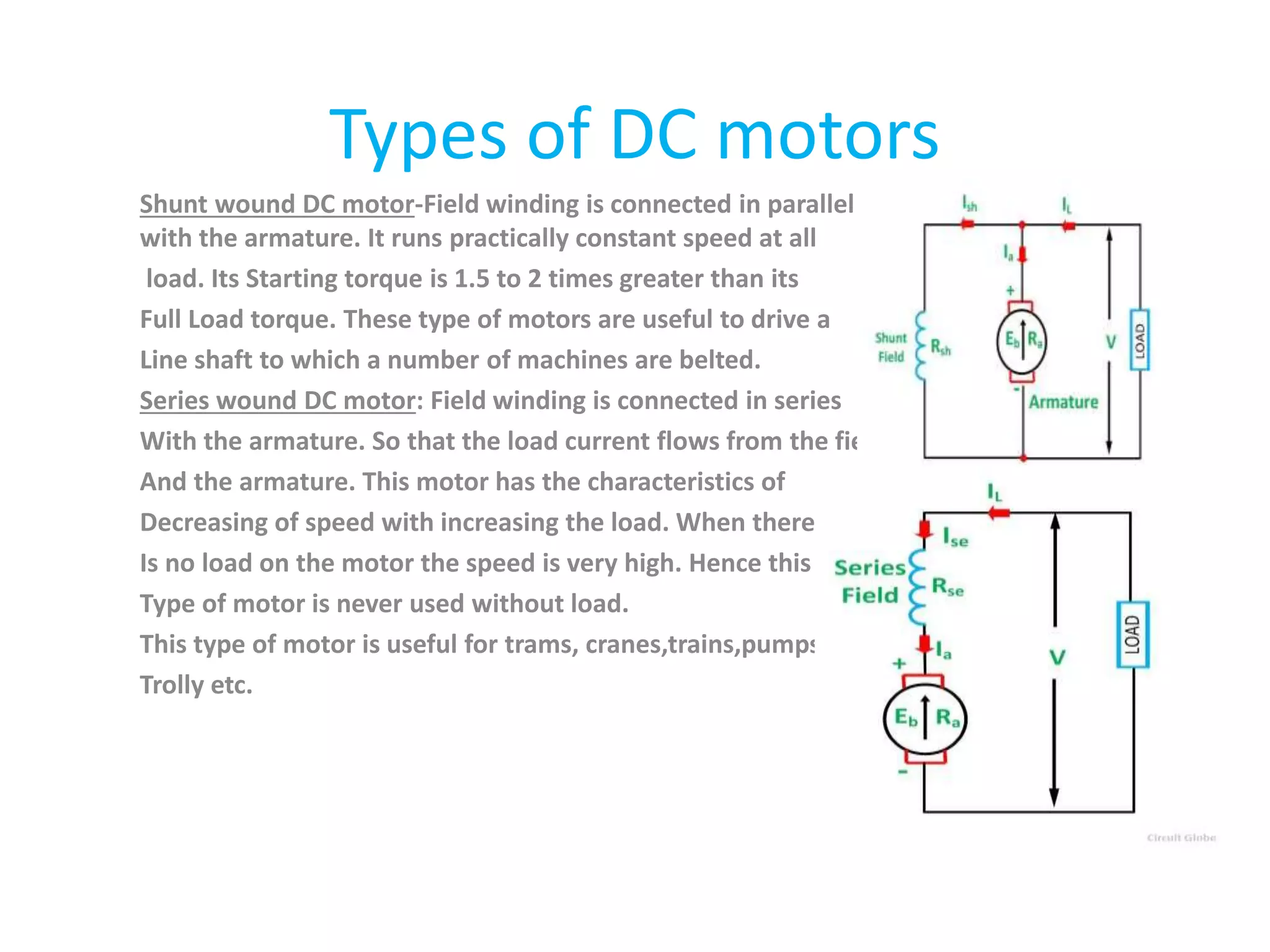 Dc motor operation and maintenance | PPTX