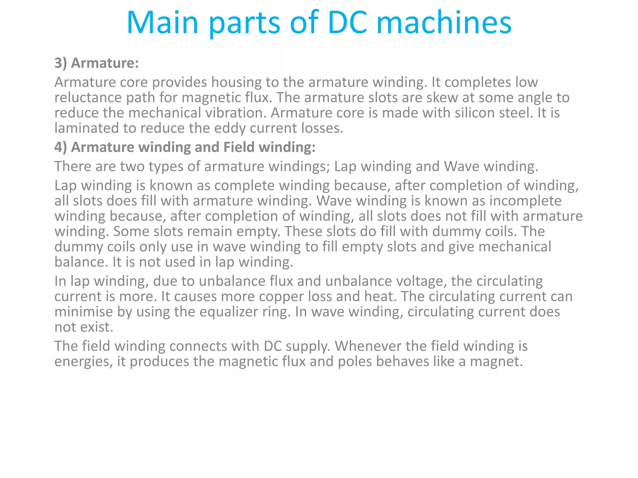 Dc motor operation and maintenance | PPTX