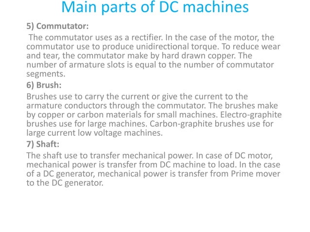 Dc motor operation and maintenance | PPTX | Radio Control | Hobbies ...