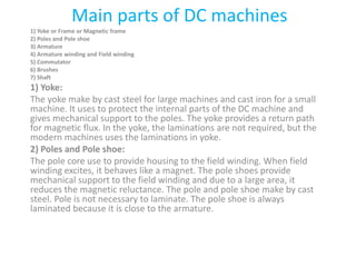 Dc motor operation and maintenance | PPTX