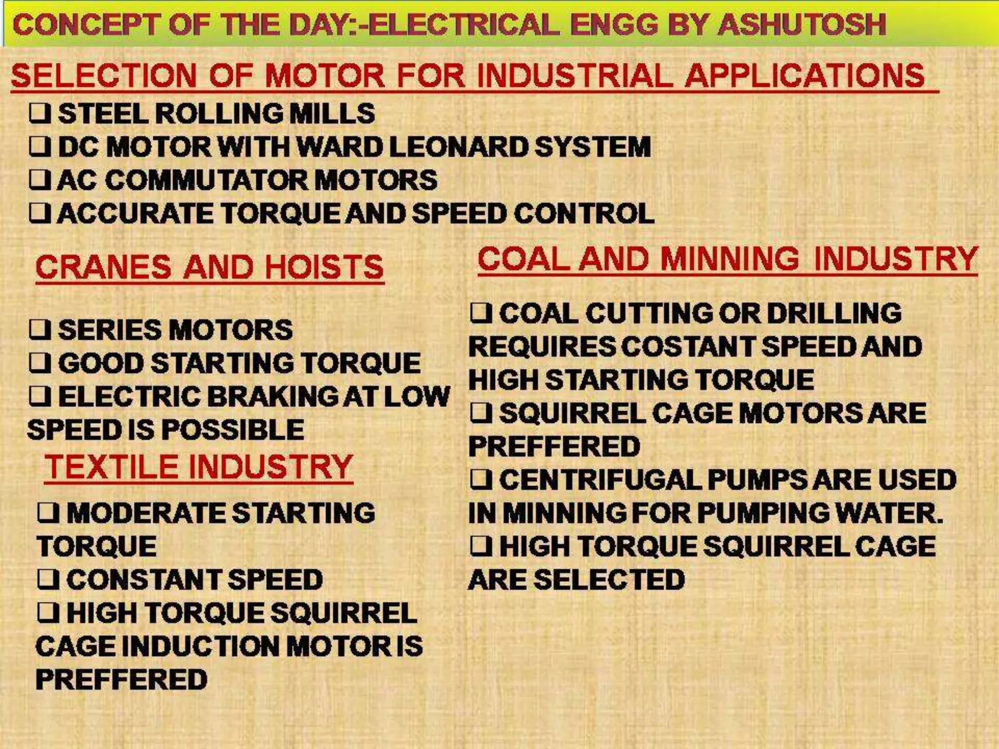 Dc motor related questions and answers | PPTX
