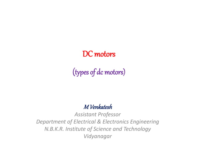 TYPES OF DC MOTORS.pptx