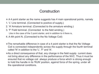 dc motor starter.pptnmkdssbfhhhhdhhdhhhdh | PPT