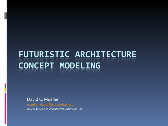 DCM Portfolio Futuristic Architecture | PPT