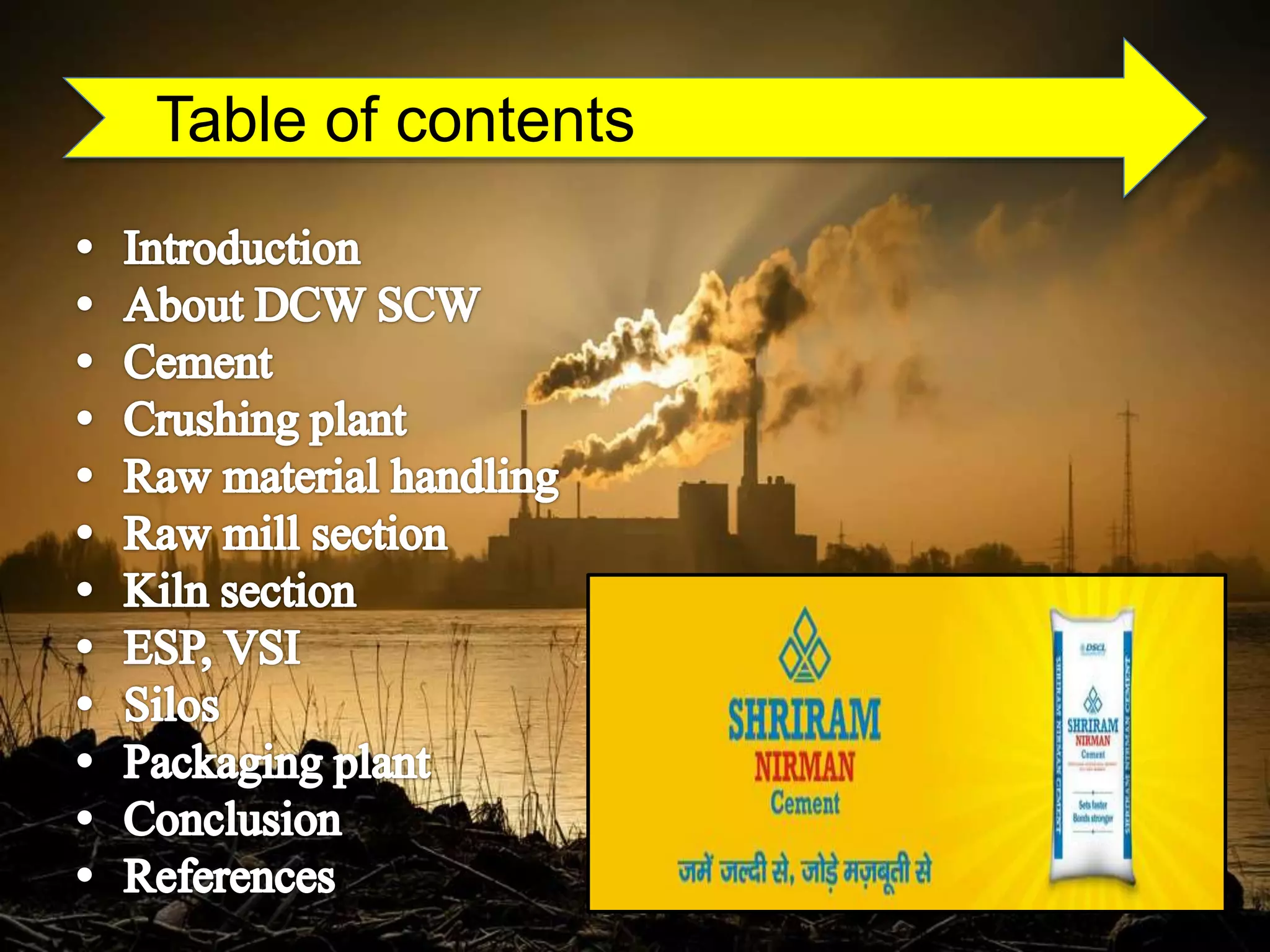 Cement manufacturing process | PPTX