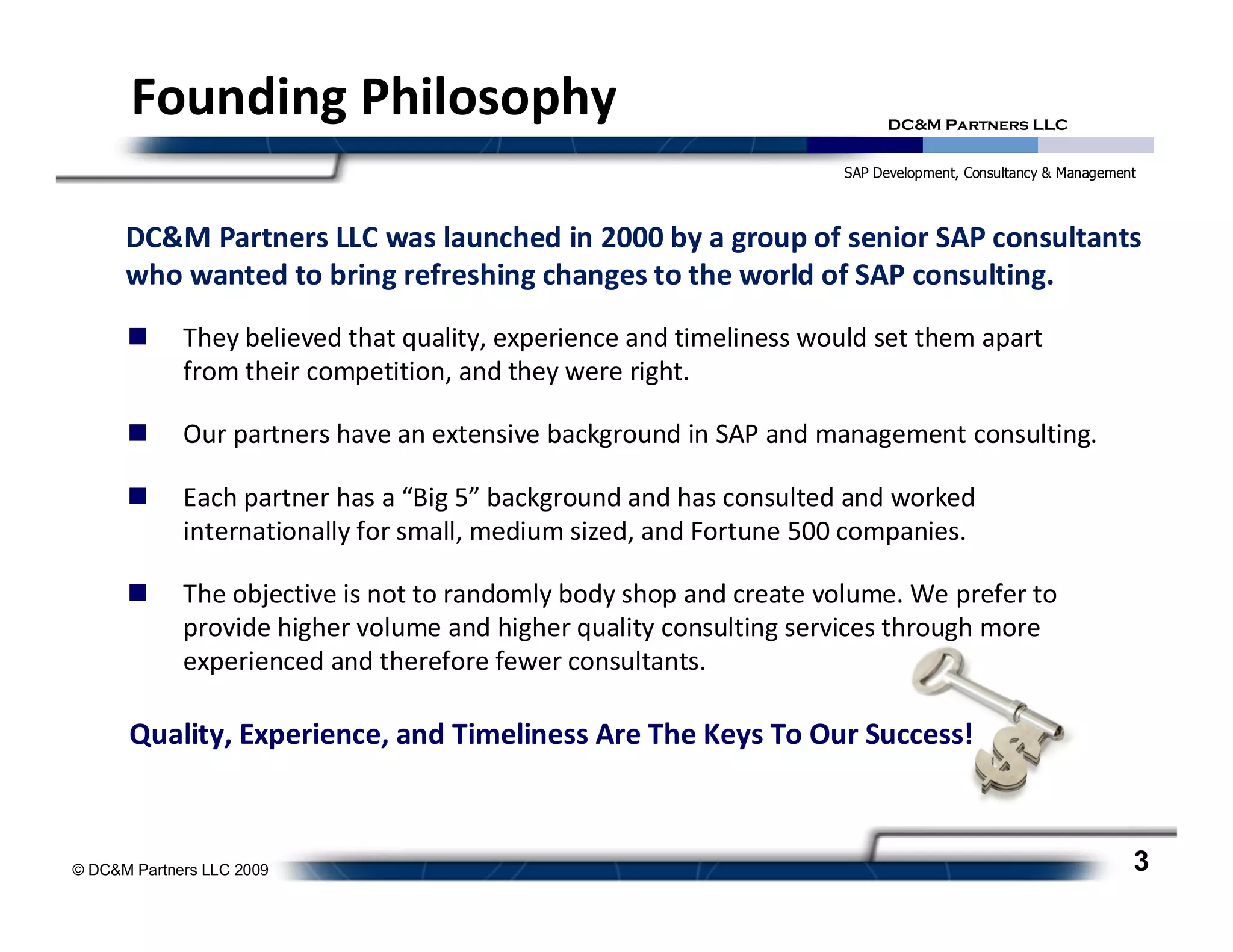 DCM SAP Services Presentation | PDF