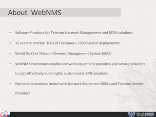 Dcm solution for m2 m webnms | PPTX