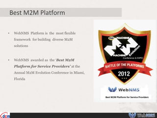 Dcm solution for m2 m webnms | PPTX