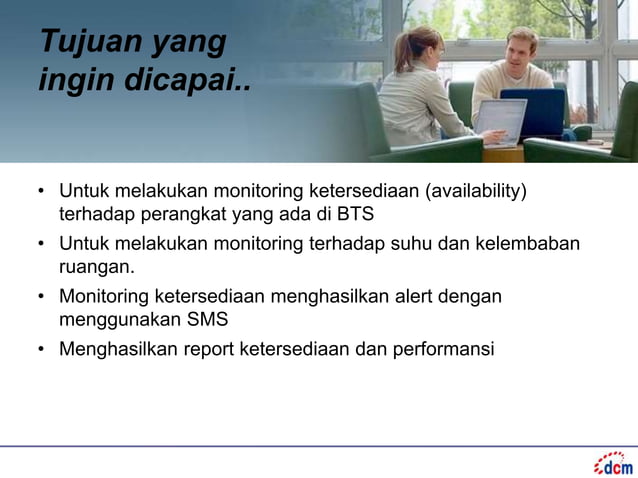 Dcms solution for BTS monitoring | PPT