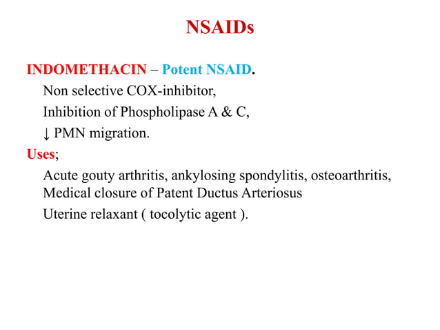 4. NSAID | PPTX