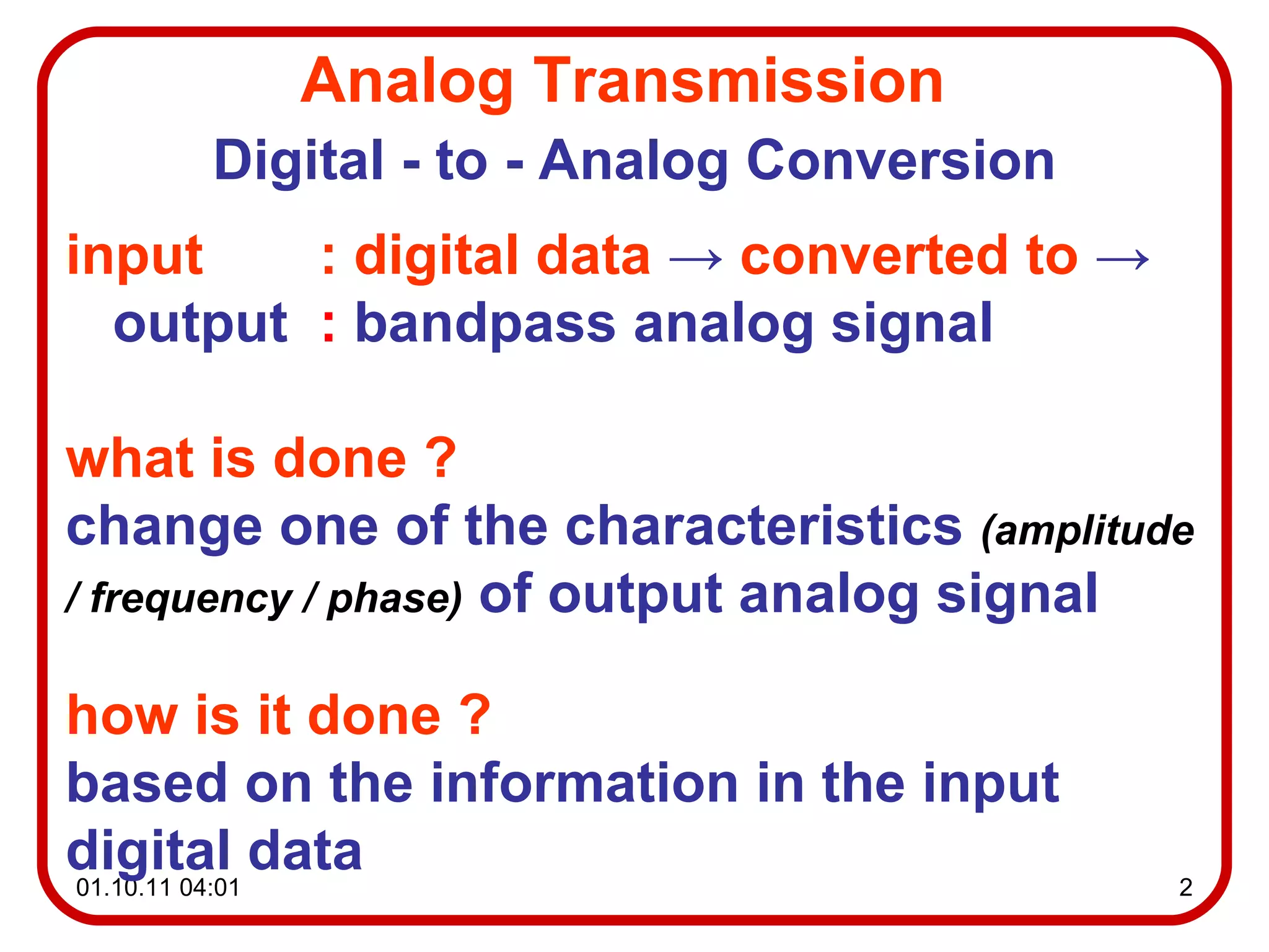 Dcn a03-analog transmission | PPT