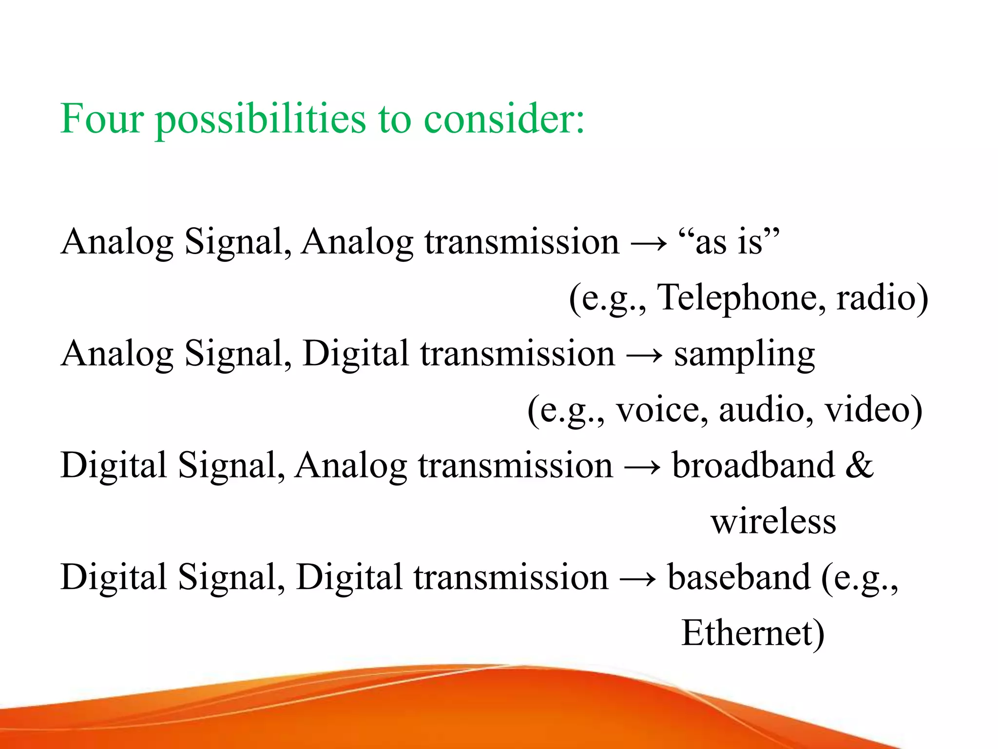 Analog and Digital Transmission | PPTX