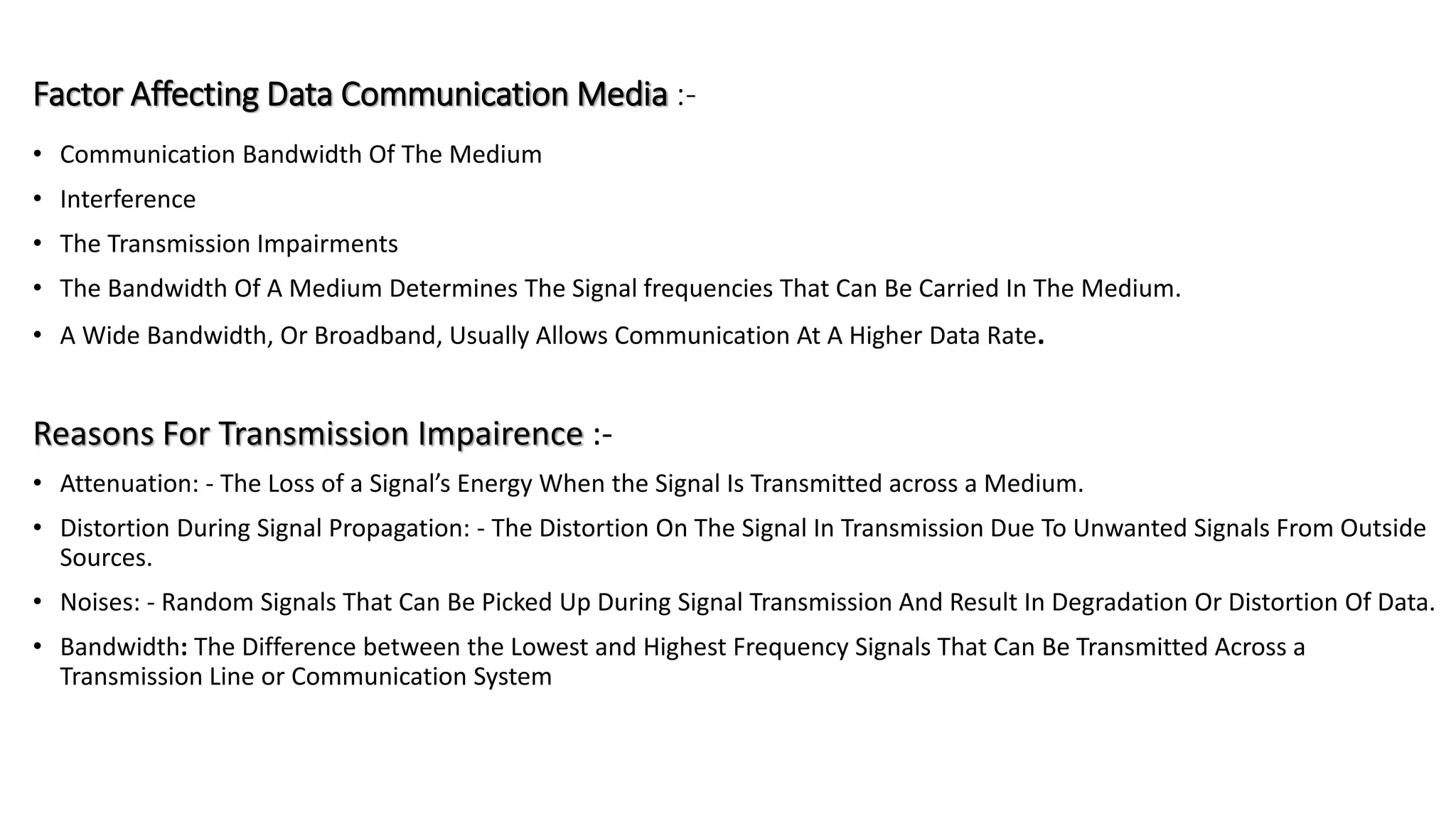 Dcn ppt-transmission media | PPTX
